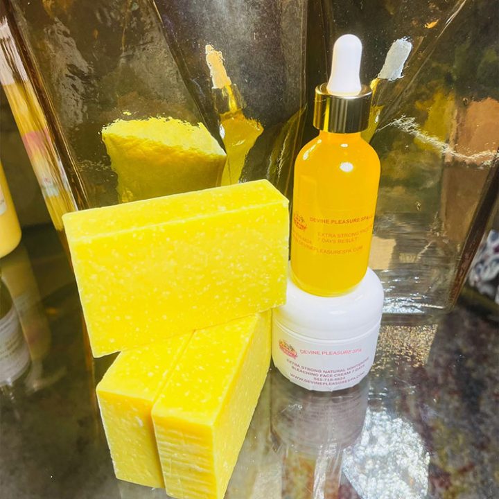Sample Yellow Brightness Set - Devine Pleasure Spa